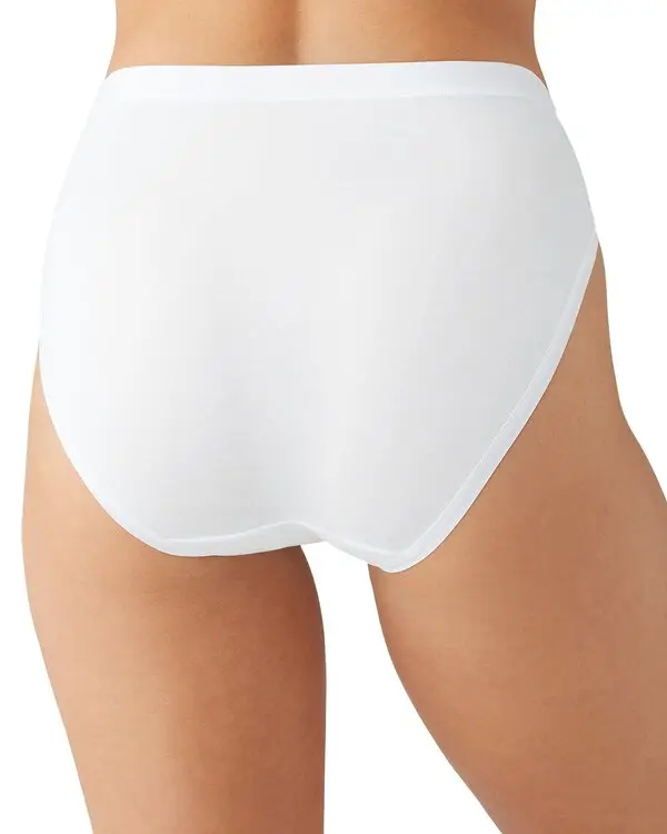 Wacoal Understated Cotton High Cut - White