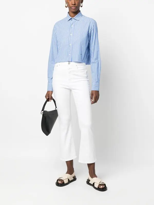 Closed Hi-sun Kick-flare Jeans - White