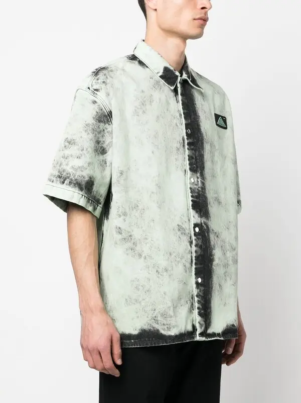 OAMC Bleach-effect Short-sleeve Shirt