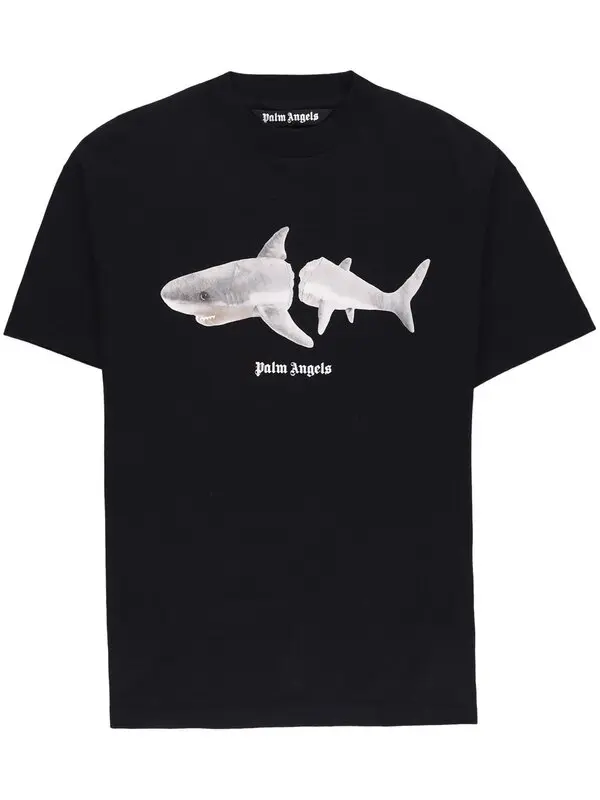 Palm Angels Shark Cotton T-shirt