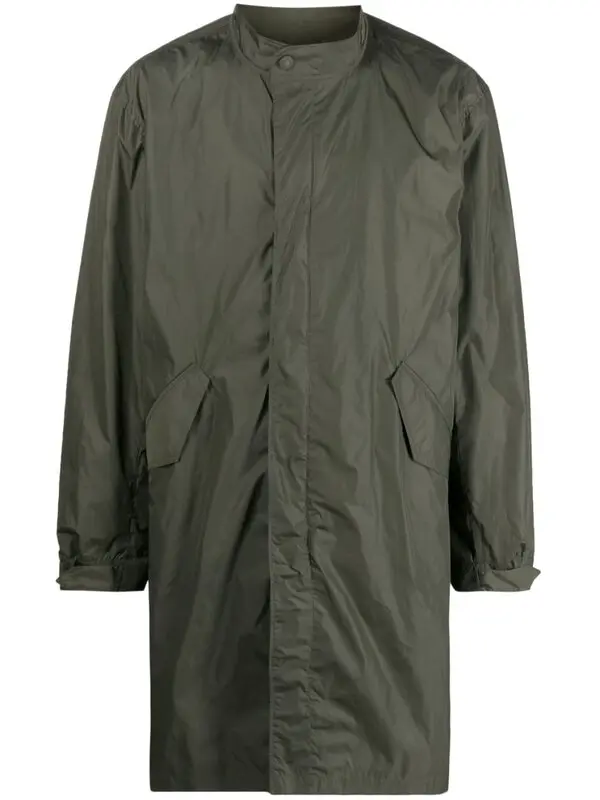 Officine Générale Front-pocketed Raincoat - Green