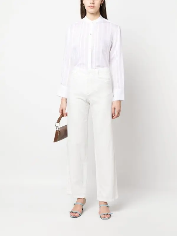 Vince High-waist Straight-leg Trousers