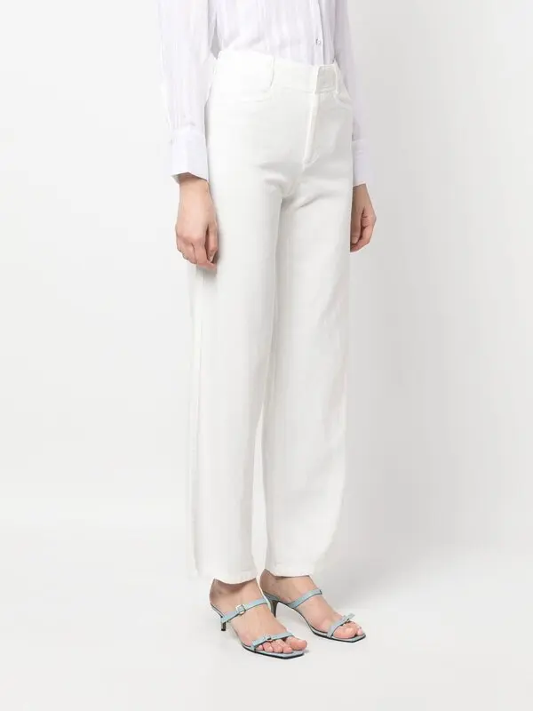 Vince High-waist Straight-leg Trousers