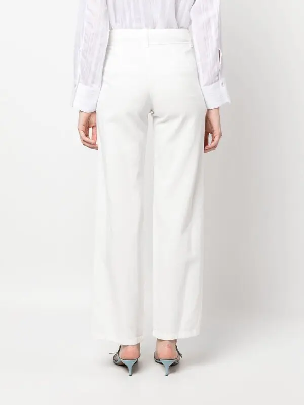 Vince High-waist Straight-leg Trousers