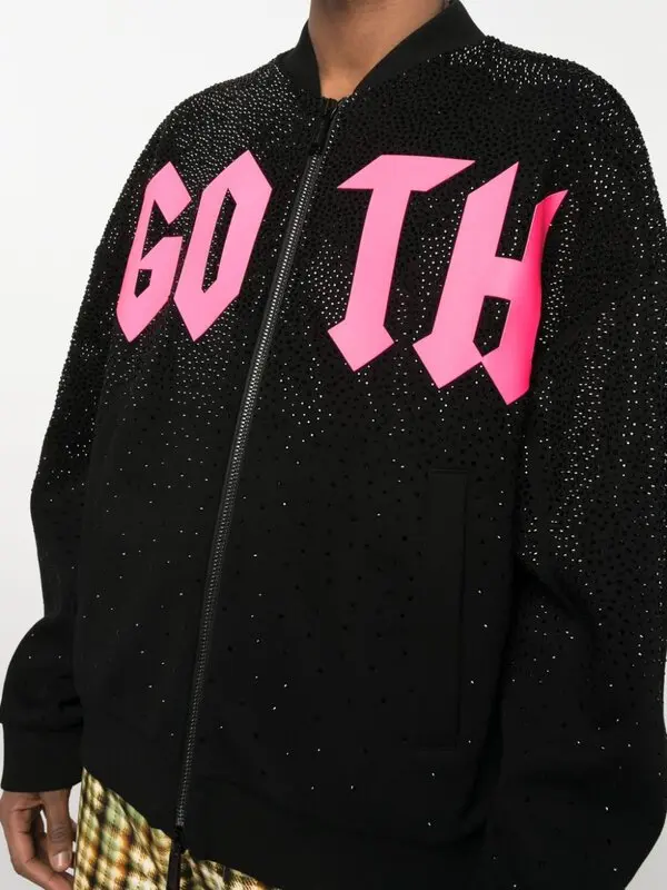 Dsquared2 Crystal-embellished Cotton Jacket