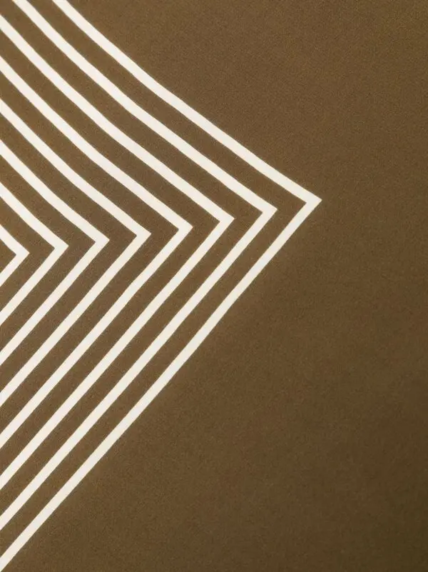 TOTEME Logo-print Silk Scarf - Brown