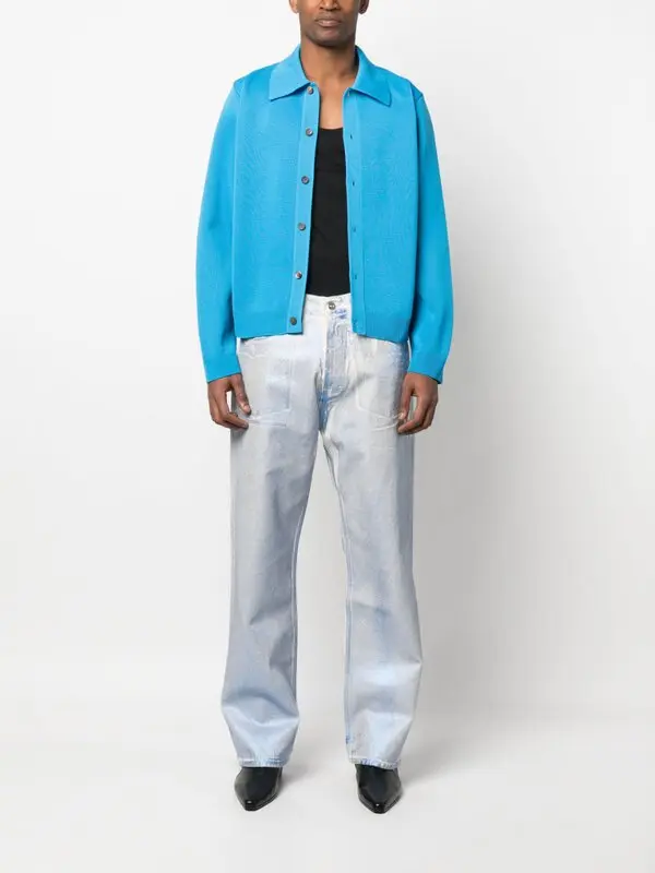 Our Legacy Third Cut Iridescent Foil Jeans