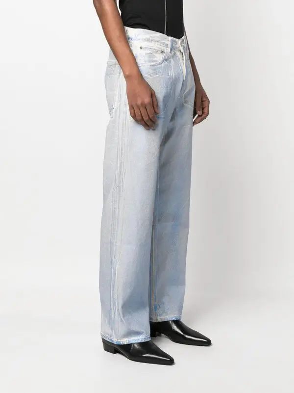 Our Legacy Third Cut Iridescent Foil Jeans