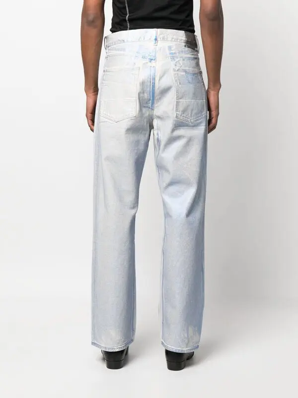 Our Legacy Third Cut Iridescent Foil Jeans