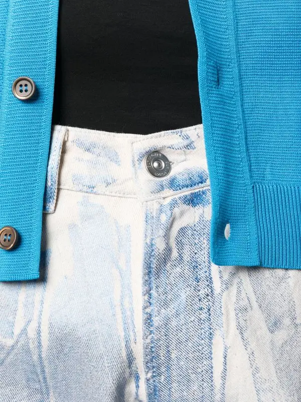 Our Legacy Third Cut Iridescent Foil Jeans