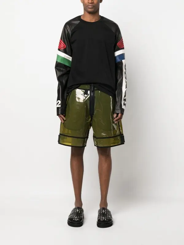 Dsquared2 Contrast Sleeve Cotton Sweatshirt