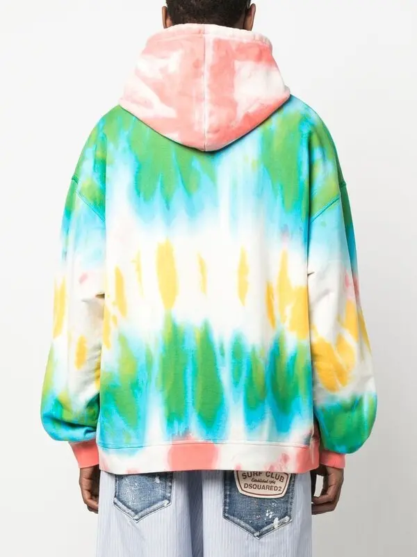 Dsquared2 Tie-dye Cotton Hoodie