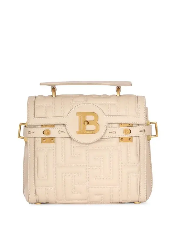 Balmain Mini B-buzz 23 Leather Tote Bag