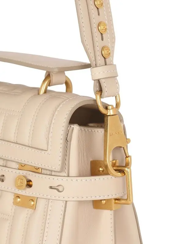 Balmain Mini B-buzz 23 Leather Tote Bag