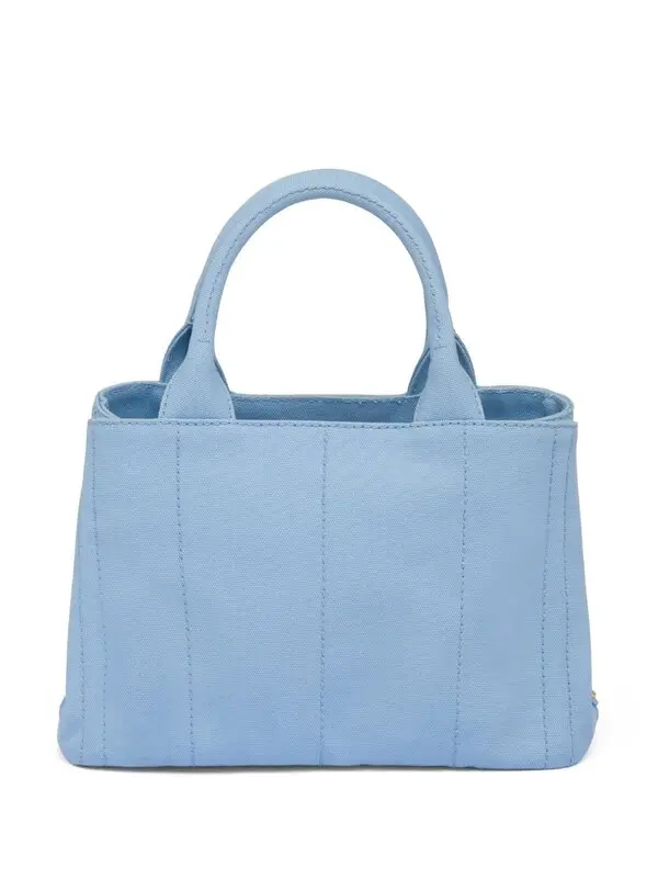 Prada Logo-print Canvas Tote Bag