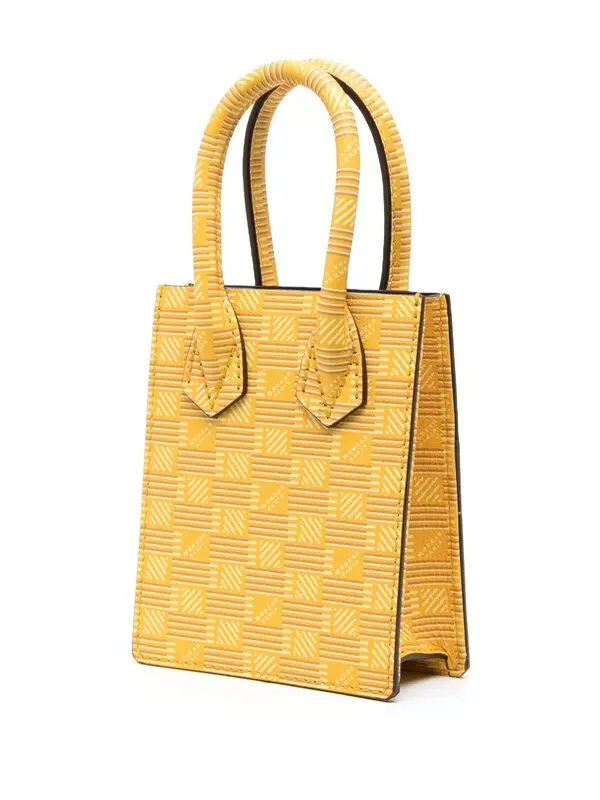 Moreau Logo-print Leather Shoulder Bag - Yellow