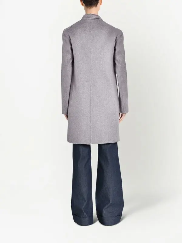 Adam Lippes Gina Open-front Cashmere Coat - Grey