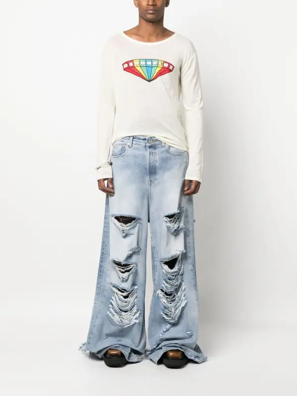 Dsquared2 Graphic-print Wool Sweatshirt