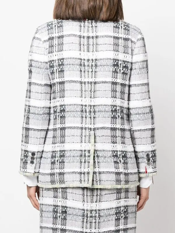 Thom Browne Tweed Single-breasted Jacket