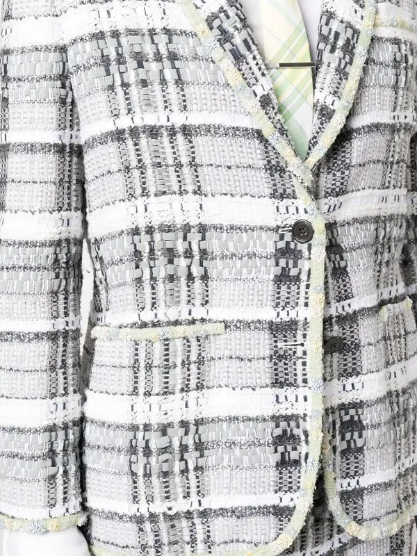 Thom Browne Tweed Single-breasted Jacket
