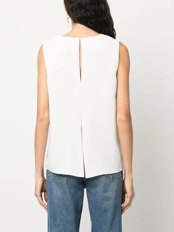 P.a.r.o.s.h Keyhole Sleeveless Blouse