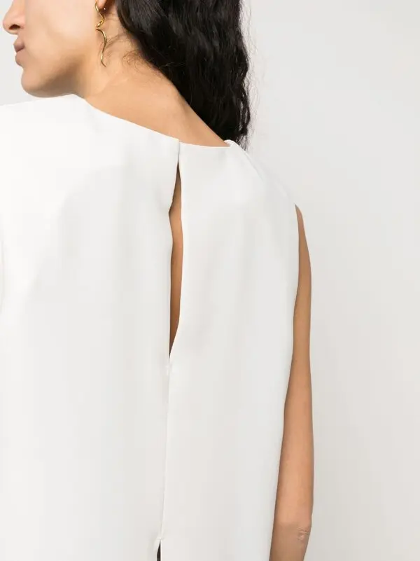P.a.r.o.s.h Keyhole Sleeveless Blouse