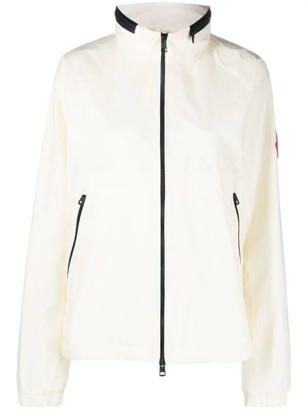 Moncler Hooded Zip-front Jacket - Neutrals