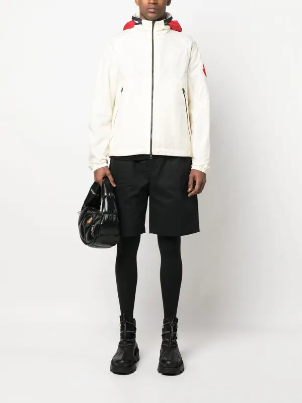 Moncler Hooded Zip-front Jacket