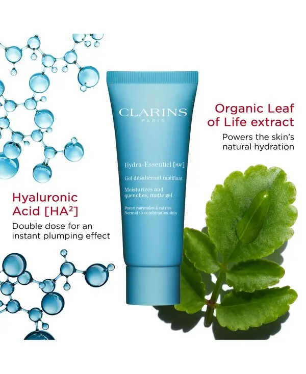 Clarins Hydra-essentiel Matte Gel With Double Hyaluronic Acid