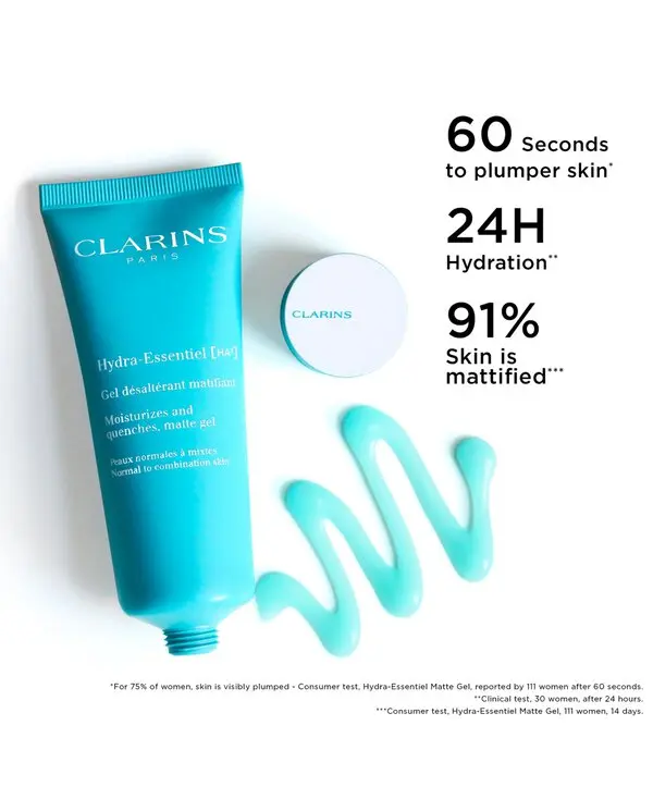 Clarins Hydra-essentiel Matte Gel With Double Hyaluronic Acid