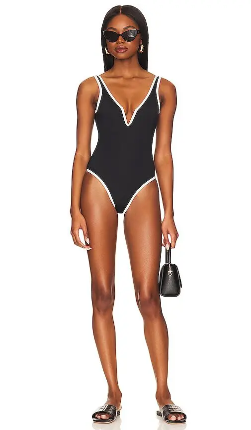 L*Space Coco One Piece - Black & Cream