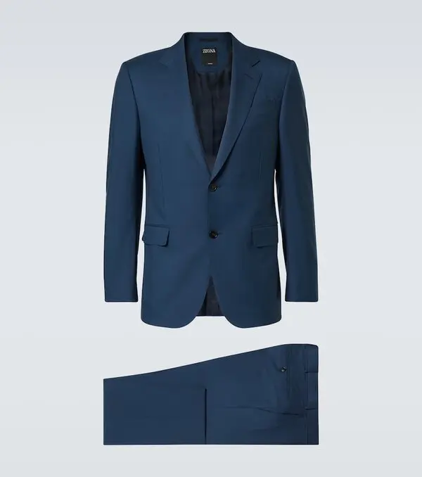 Zegna Wool Suit - Blue