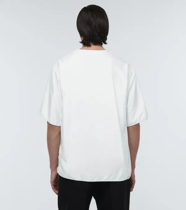 JIL SANDER Blouson Silk Blend T-shirt