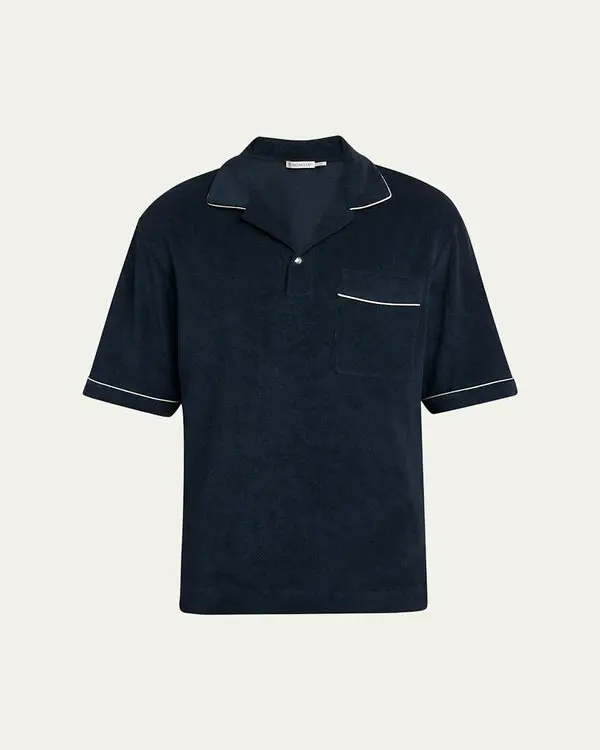 Moncler Terry Polo Shirt
