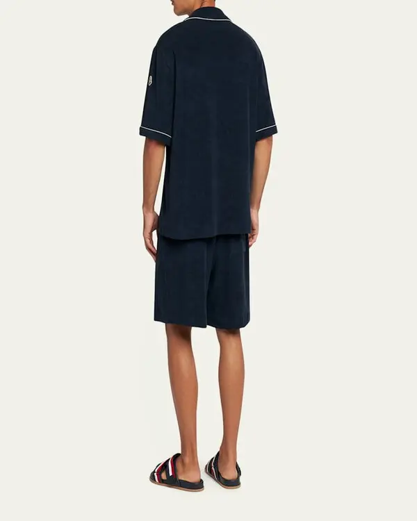 Moncler Terry Polo Shirt