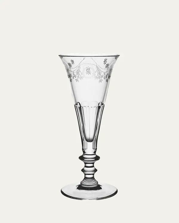 WILLIAM YEOWARD CRYSTAL Bunny Champagne Flute