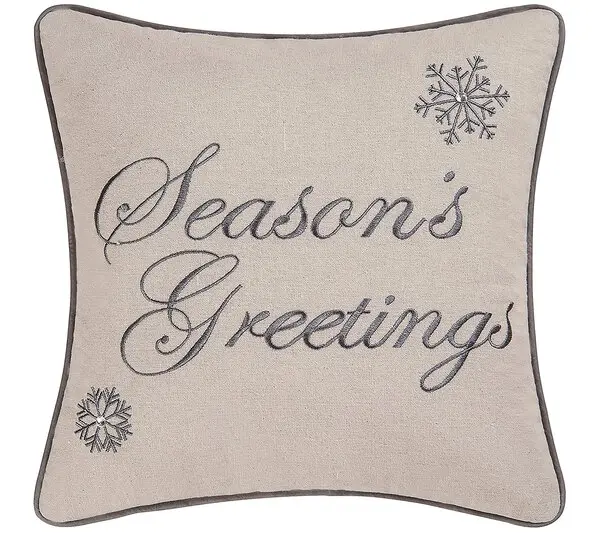 C&F HOME Season's Greetings Pillow - One-color
