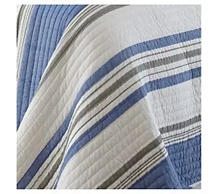 LEVTEX HOME St Bart 3-piece Stripe Full/queen Q Uilt Set