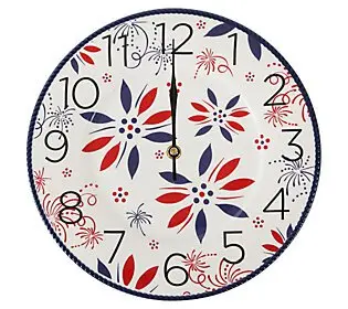 TEMP-TATIONS 10.5 Inch Round Clock - One-color