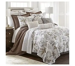 LEVTEX HOME Pisa 2-piece Floral Twin/twin Xl Qu Lt Set - One-color