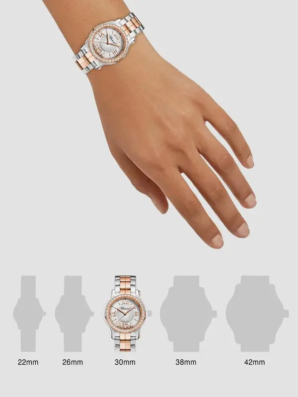 Chopard Happy Sport Two-tone Diamond Watch