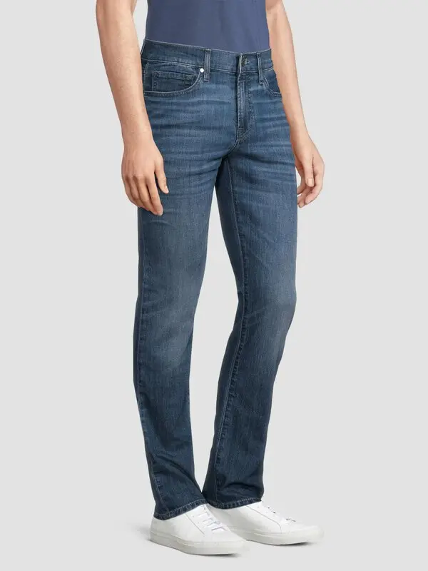 7 For All Mankind Slimmy Cotton-blend Jeans - Flash