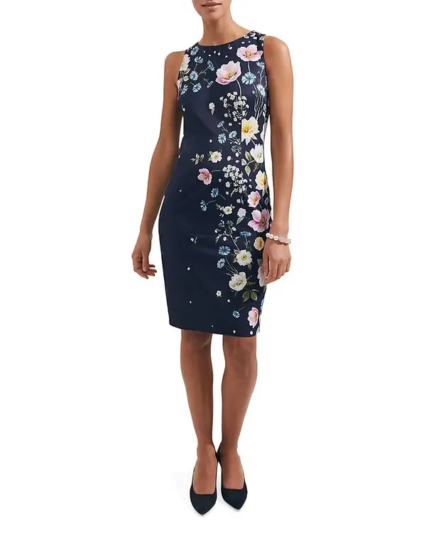 HOBBS LONDON Moira Floral Print Sheath Dress