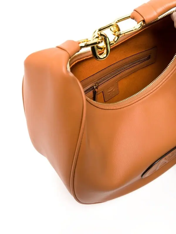 Mcm Medium Mode Travia Leather Shoulder Bag