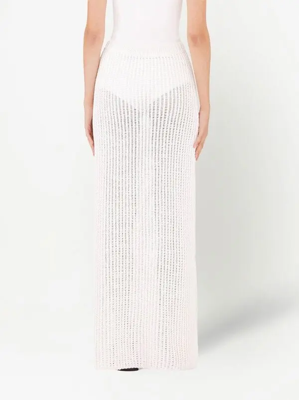 FERRAGAMO Side-slit Knit Skirt