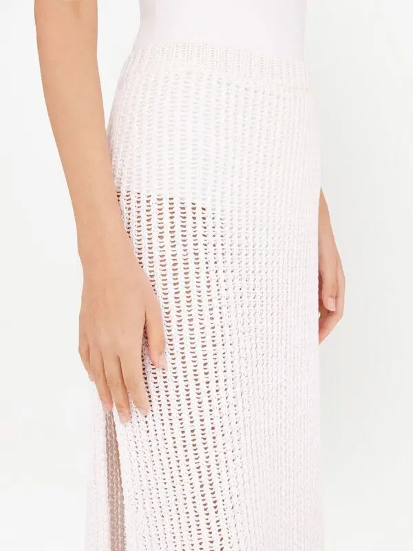 FERRAGAMO Side-slit Knit Skirt