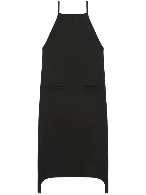 COURREGES Square-neck Midi Dress