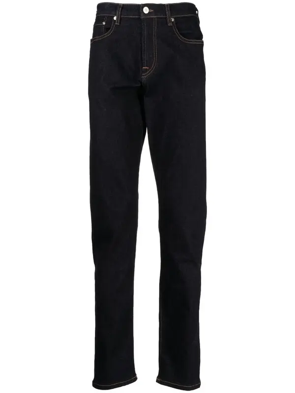 Paul Smith Mid-rise Slim-fit Jeans - Blue