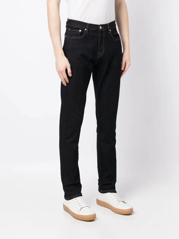 Paul Smith Mid-rise Slim-fit Jeans - Blue
