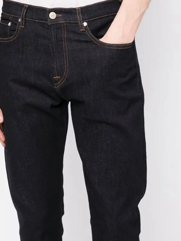 Paul Smith Mid-rise Slim-fit Jeans - Blue